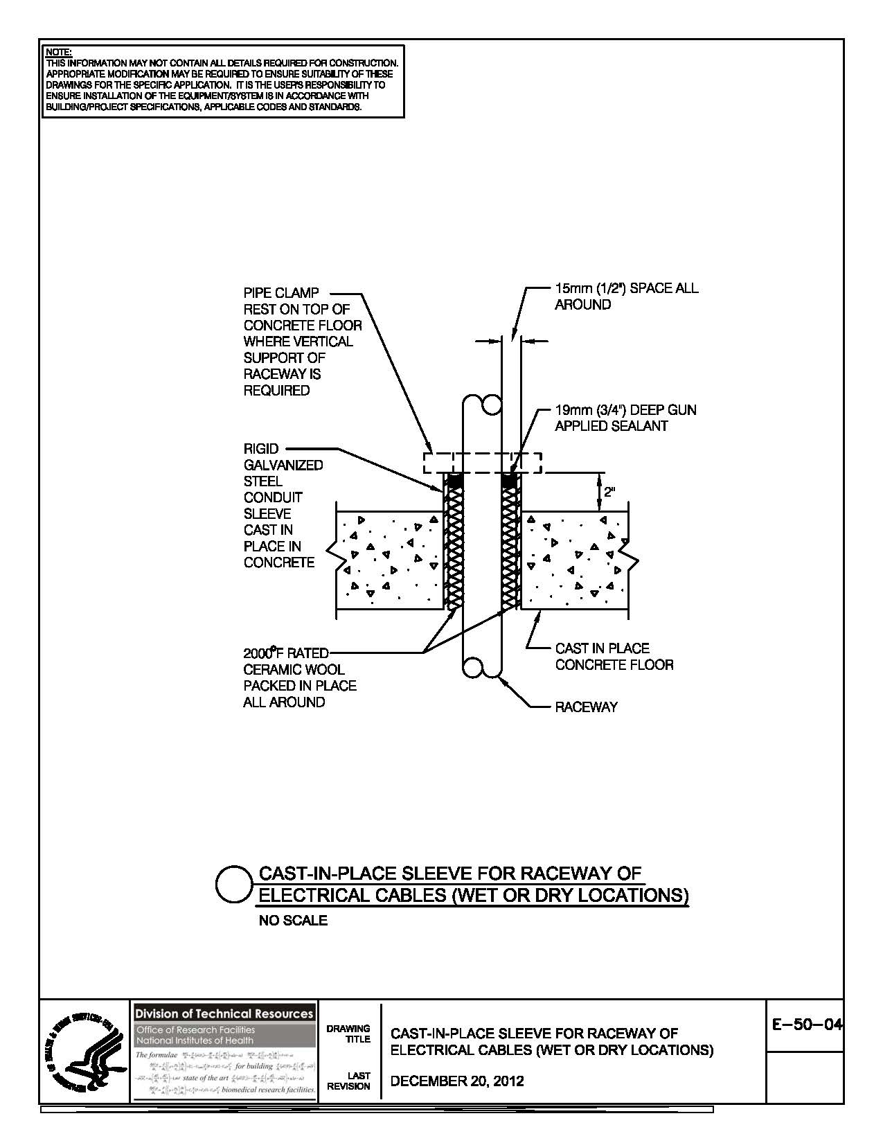 NIH Standard CAD Details